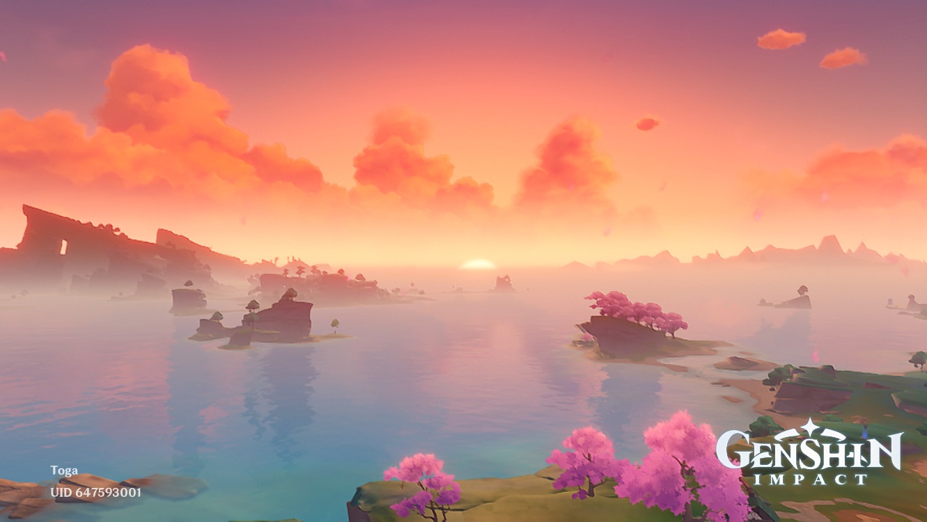 Inazuman Sunset 🌅 Genshin Impact | HoYoLAB