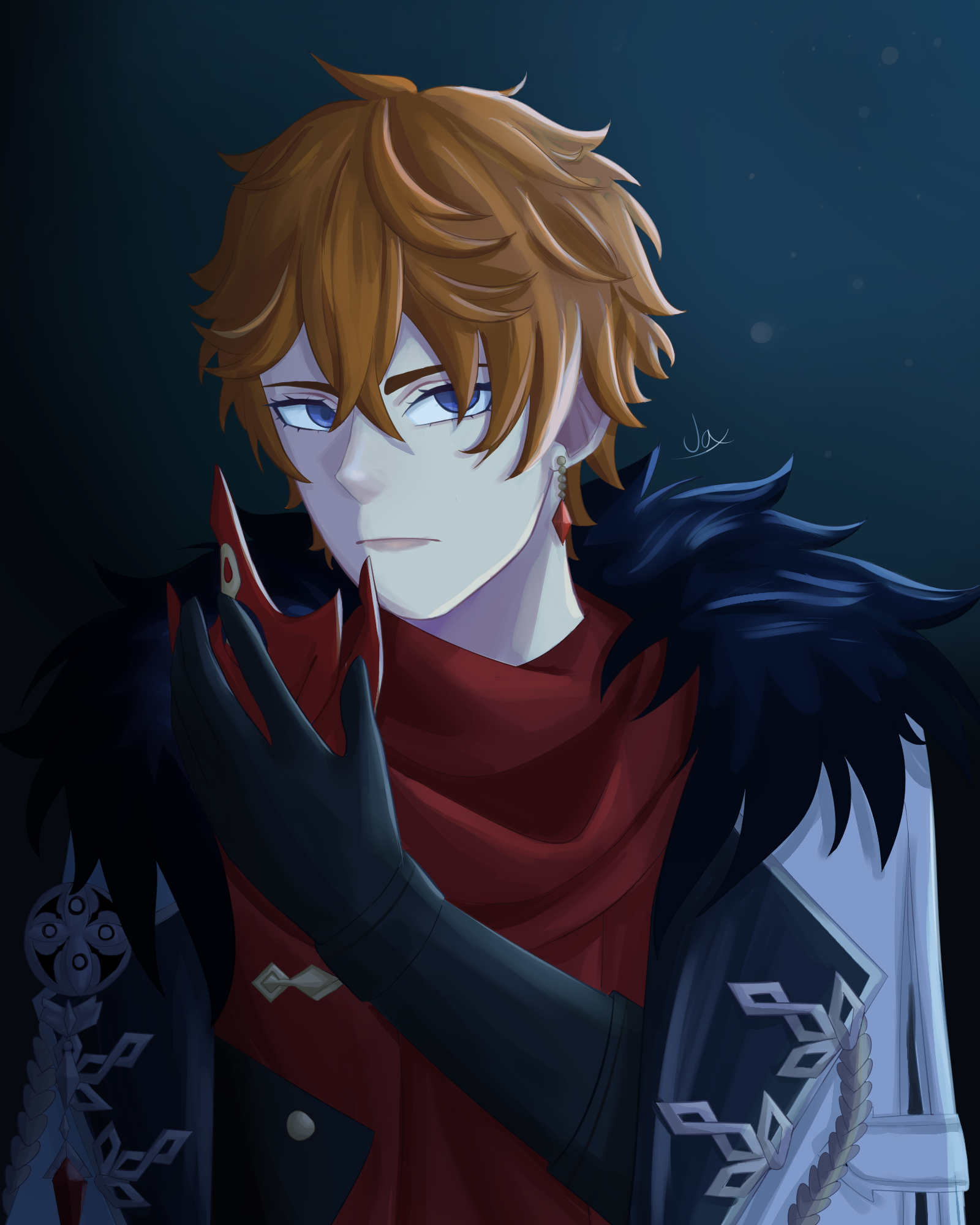 Harbinger Childe with the winter coat [lipbite] Genshin Impact | HoYoLAB