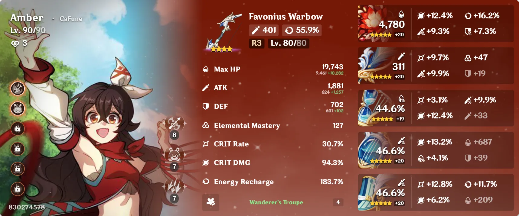 NEW AMBER BUILD Genshin Impact | HoYoLAB