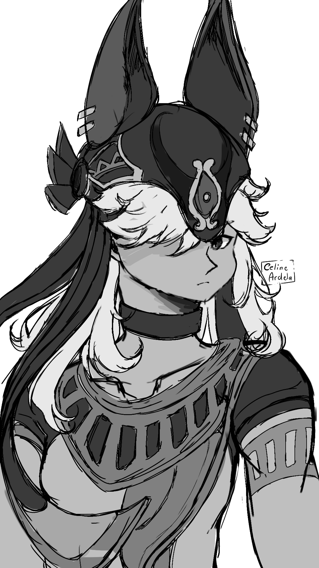 Cyno Sketch (WIP) Genshin Impact | HoYoLAB