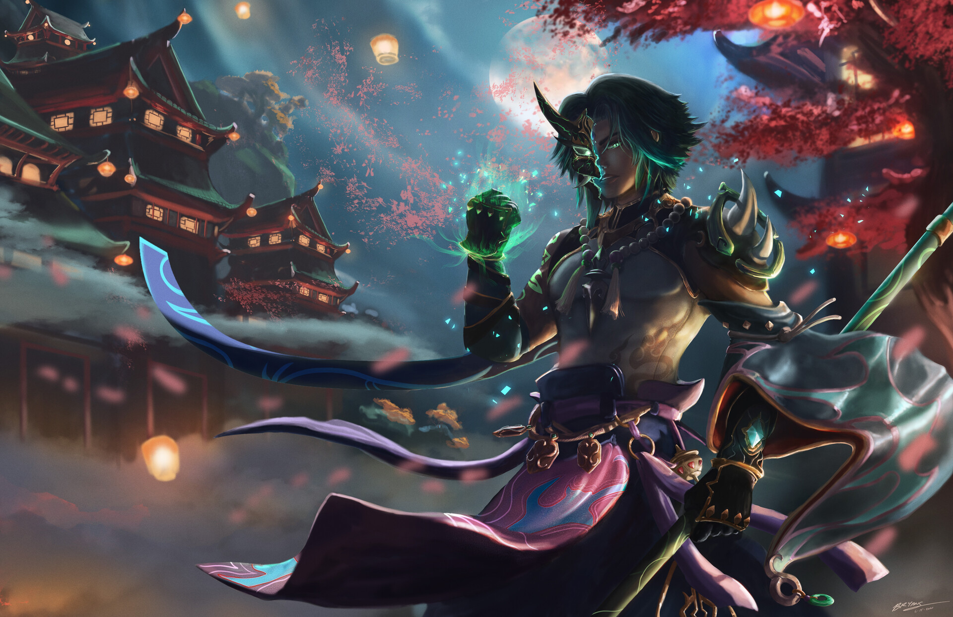 xiao shadow Genshin Impact | HoYoLAB