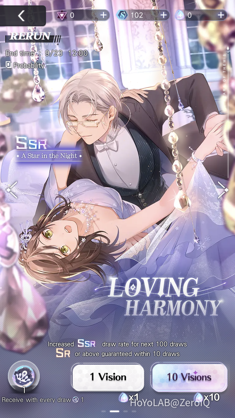 I got Vyn’s birthday card in one pull :’) Tears of Themis | HoYoLAB