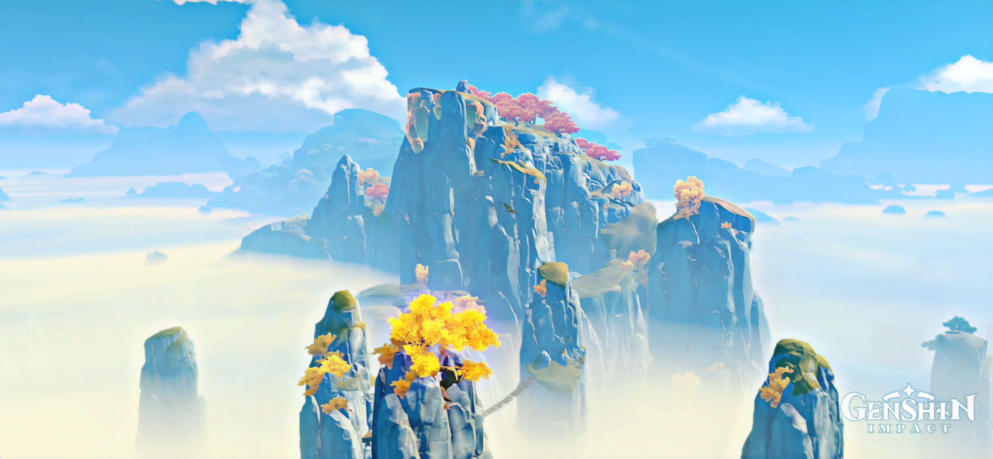 day 44 — revisit: liyue [mountains and clouds] Genshin Impact | HoYoLAB