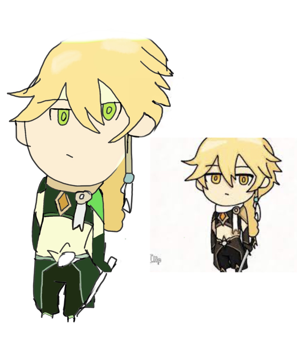 New drawing of Aether Genshin Impact | HoYoLAB