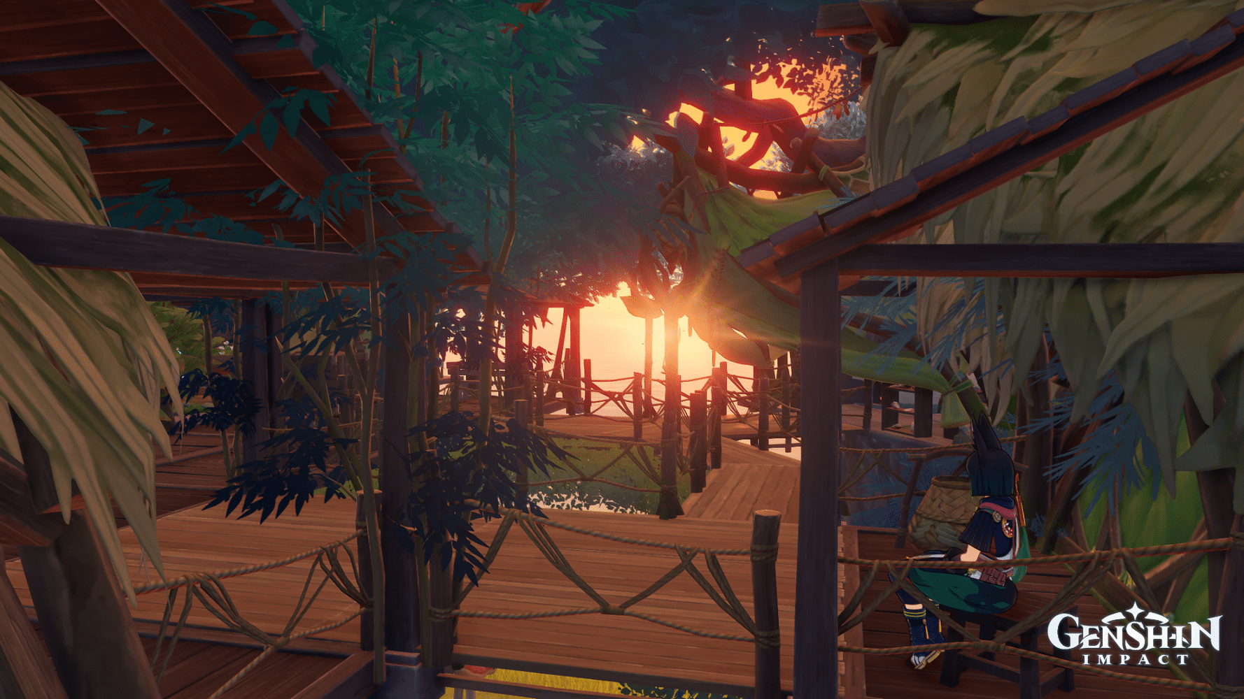 Cozy Treehouse Community in my Serenitea Pot Genshin Impact | HoYoLAB