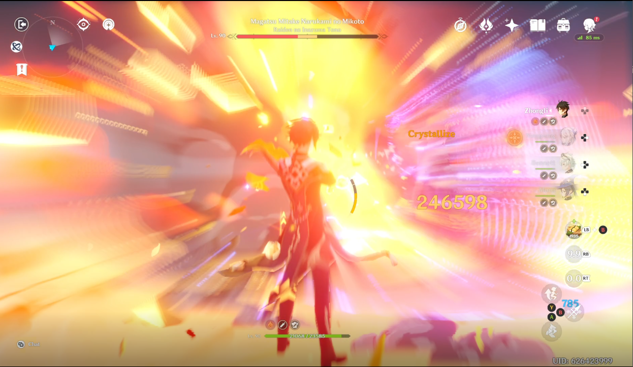 Zhongli damage showcase Genshin Impact | HoYoLAB
