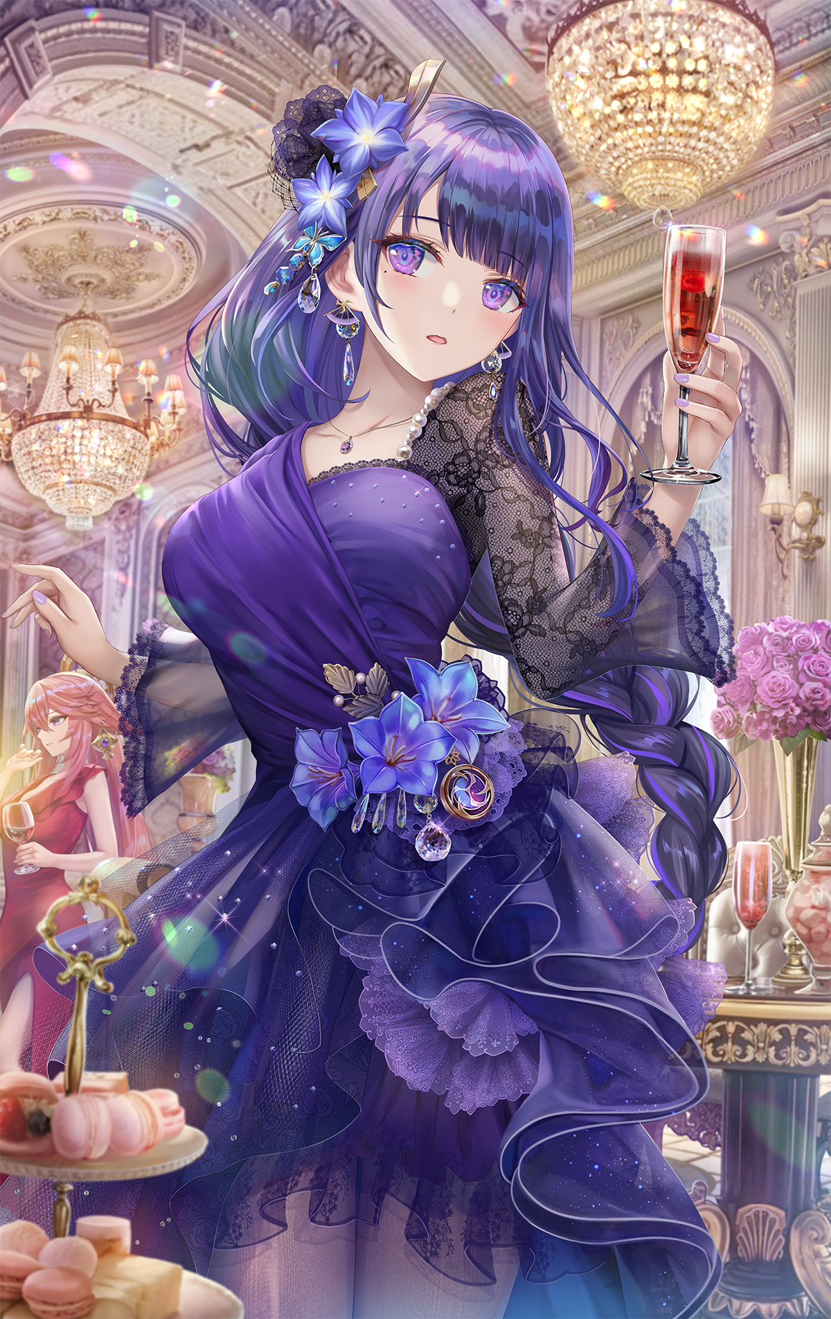 Raiden in party' mood Genshin Impact | HoYoLAB