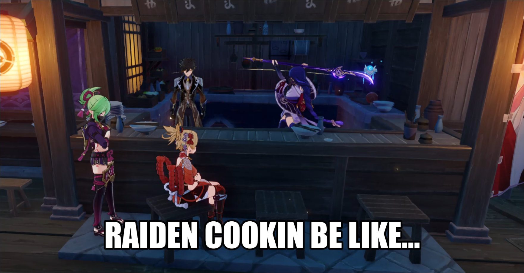Who let Raiden in the kitchen?! Genshin Impact | HoYoLAB
