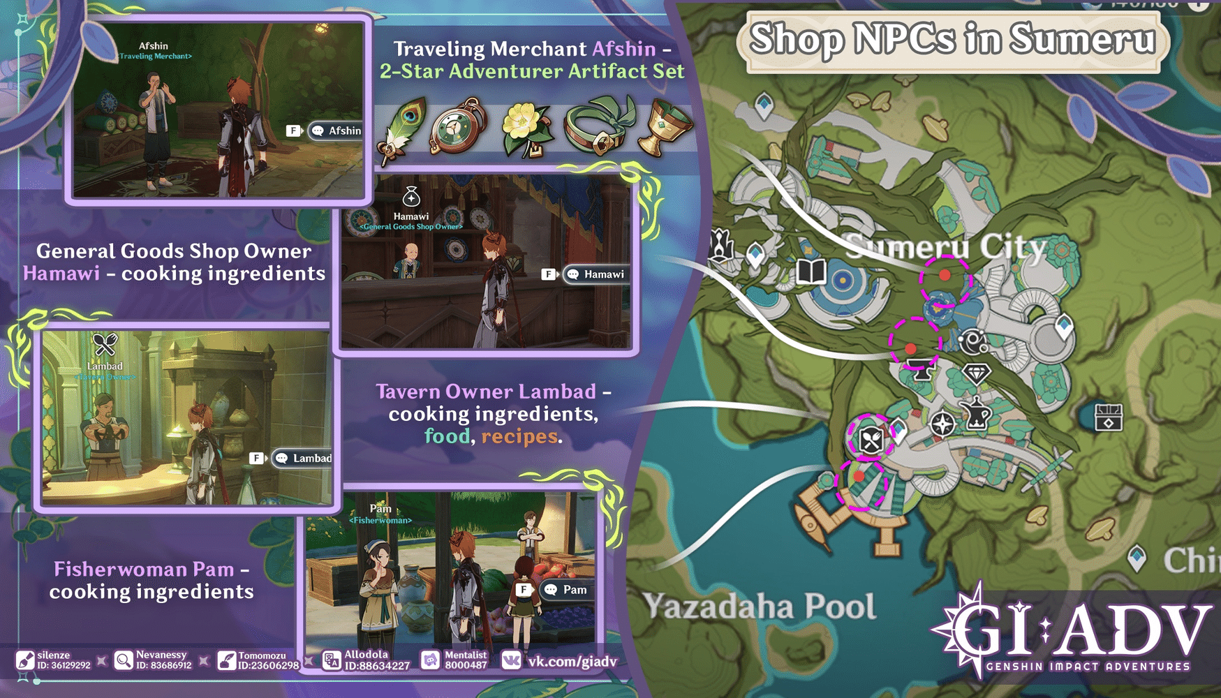 Utility merchants from Sumeru | English version Genshin Impact | HoYoLAB