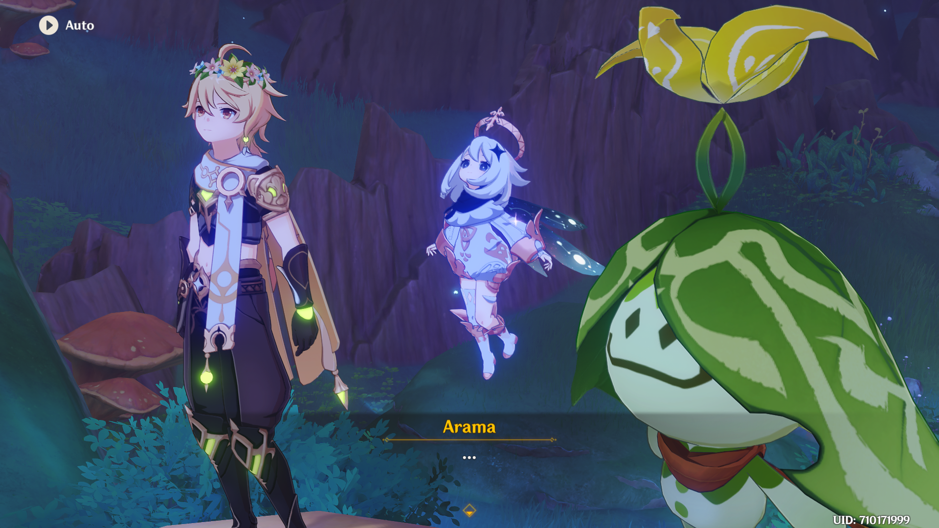 Aether and his Crown of flowers