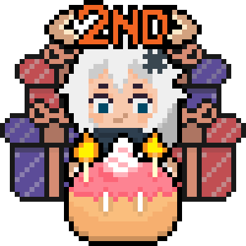 Pixelated Paimon 2nd Birthday Emoji Genshin Impact | HoYoLAB