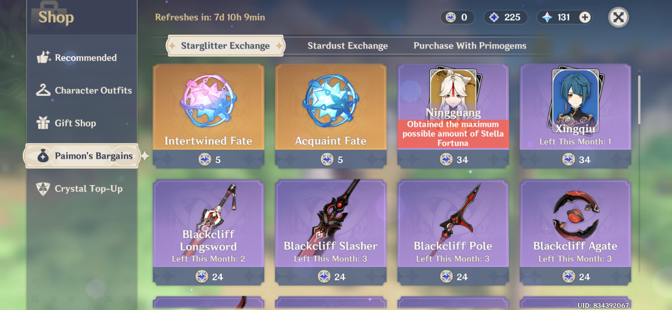 A suggestion for genshin shop Genshin Impact | HoYoLAB