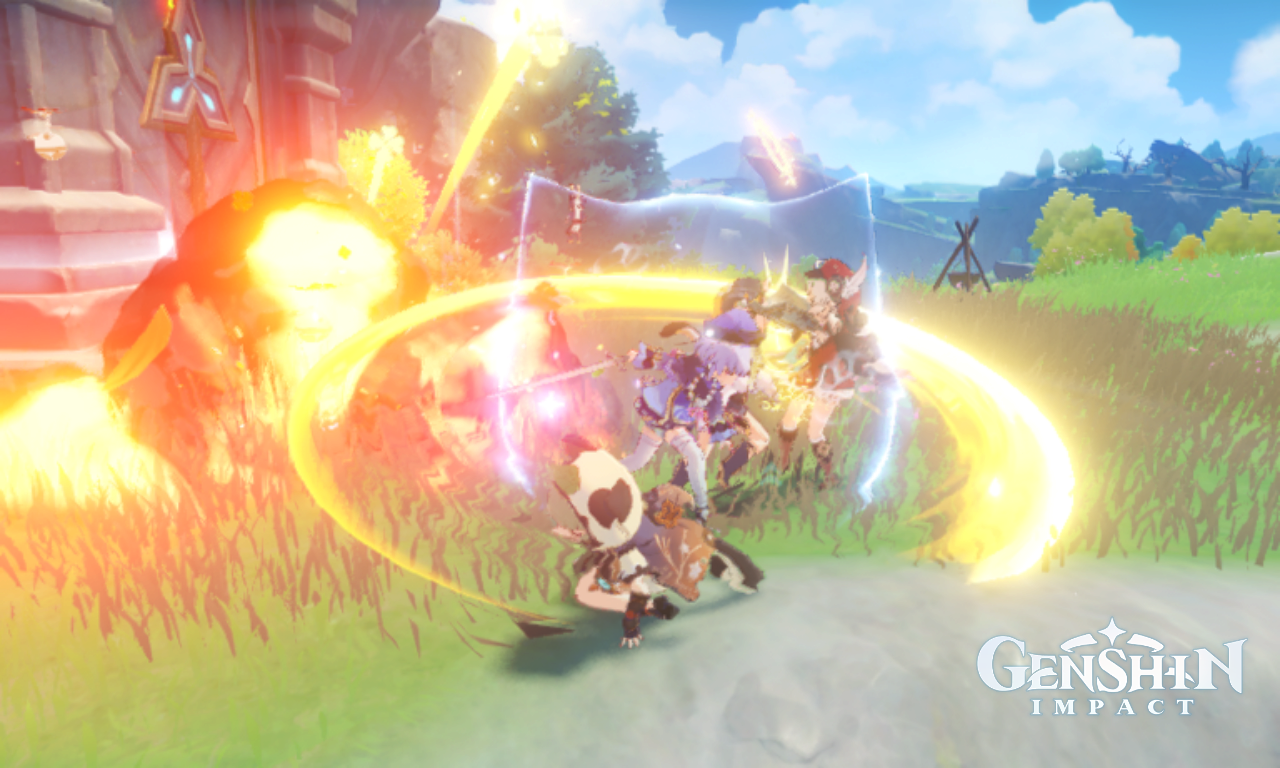 Co oping with the 4 kids Genshin Impact | HoYoLAB