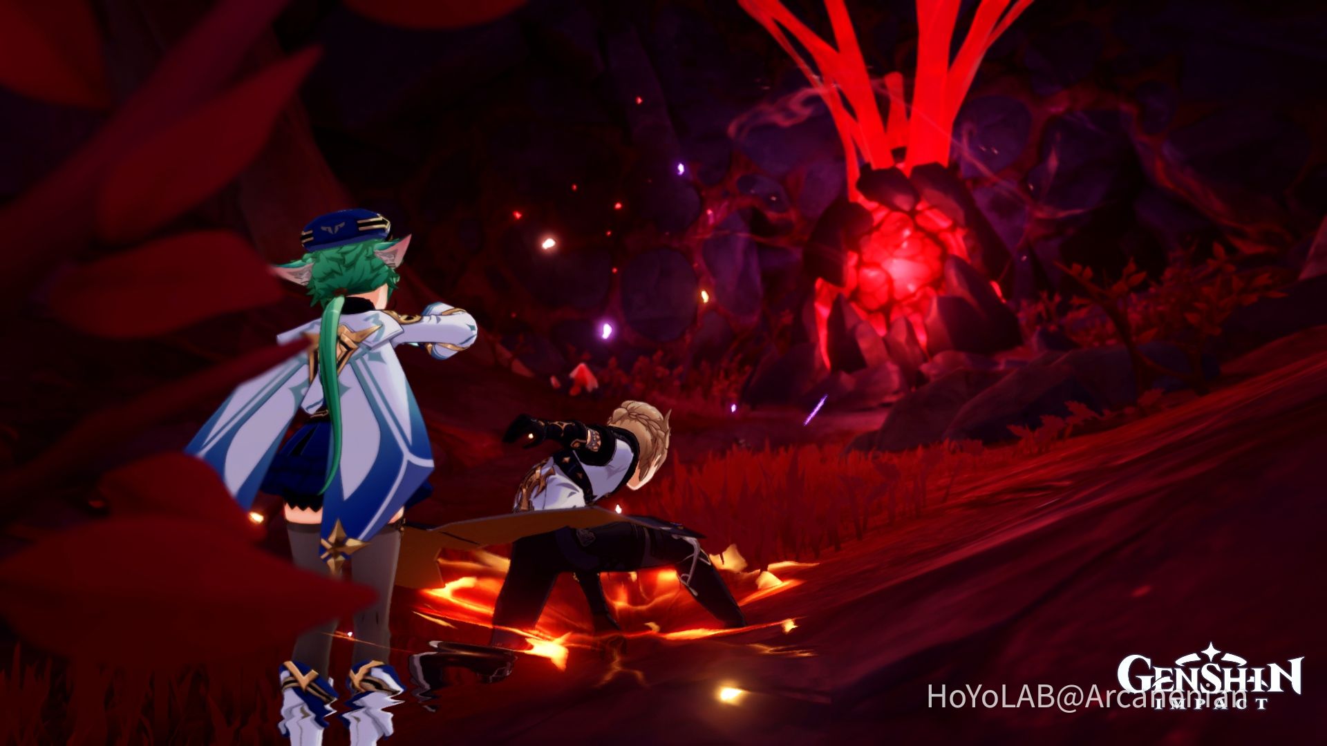 photography at dragon spine albedo and sucrose Genshin Impact | HoYoLAB