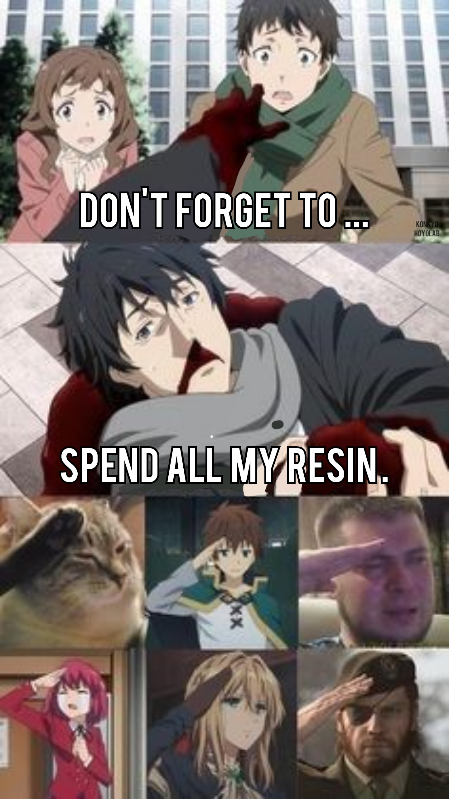 Never forget to spend all of your resin. Genshin Impact | HoYoLAB