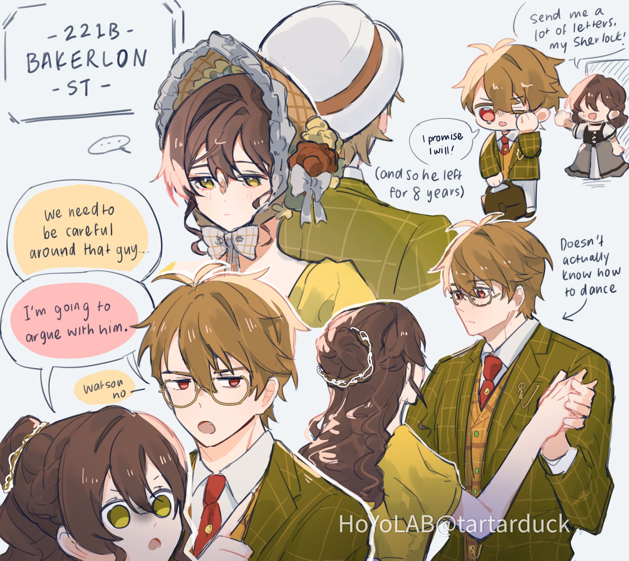 Sherluke and Watson Tears of Themis | HoYoLAB