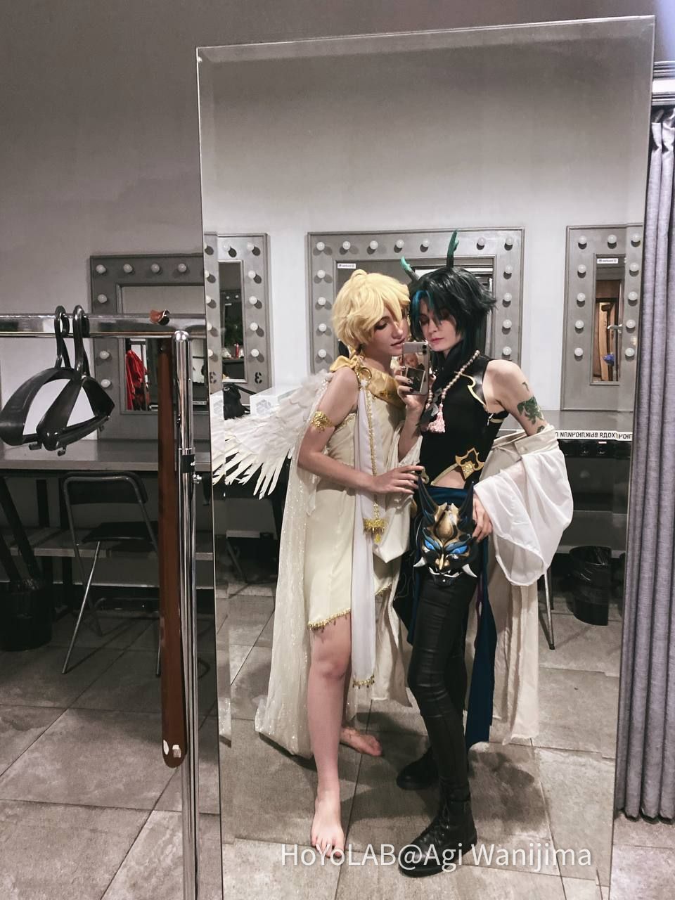 Xiao and Aether AU cosplay | HoYoLAB