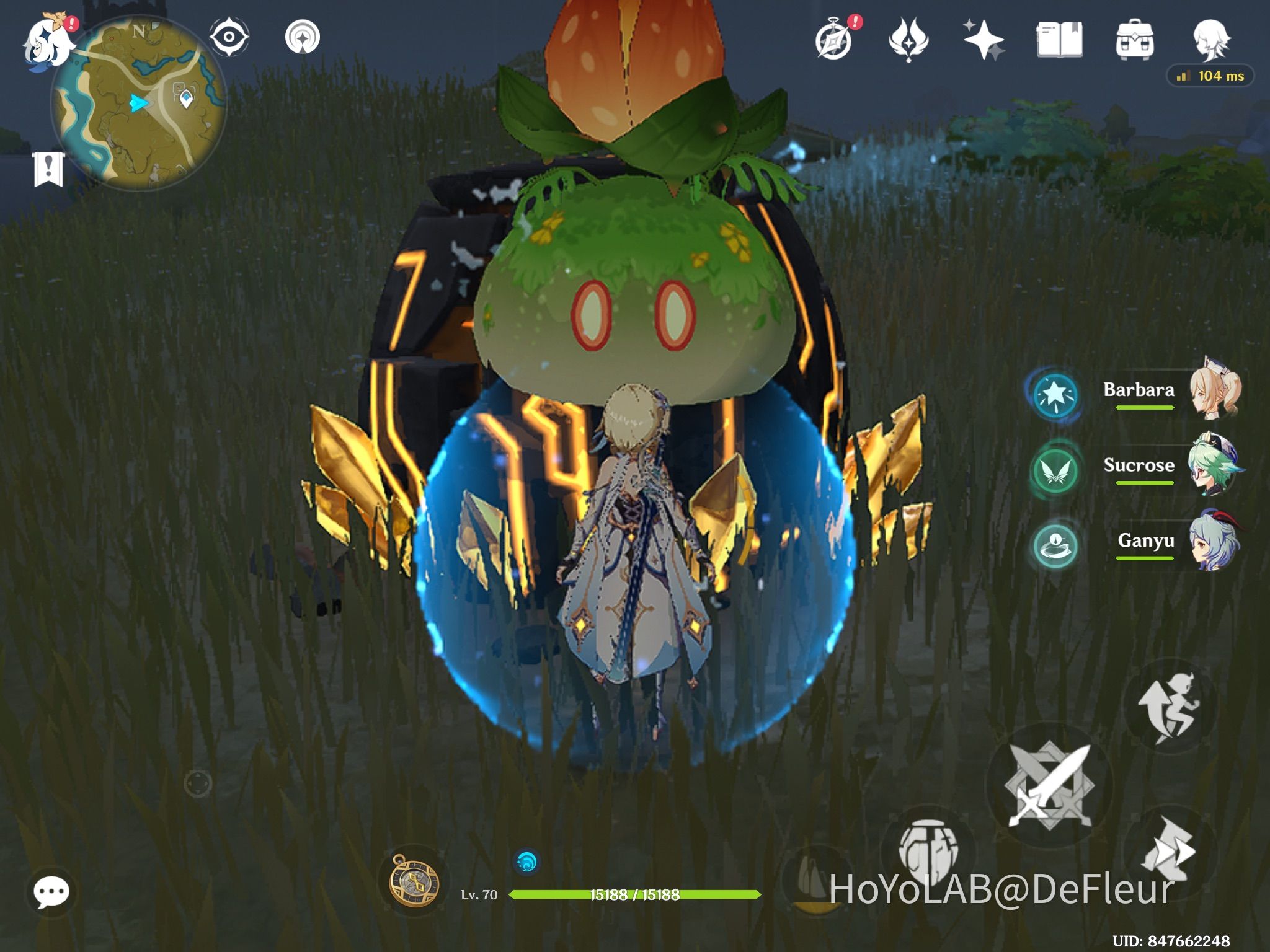 Dendro slime is so cute! Genshin Impact | HoYoLAB