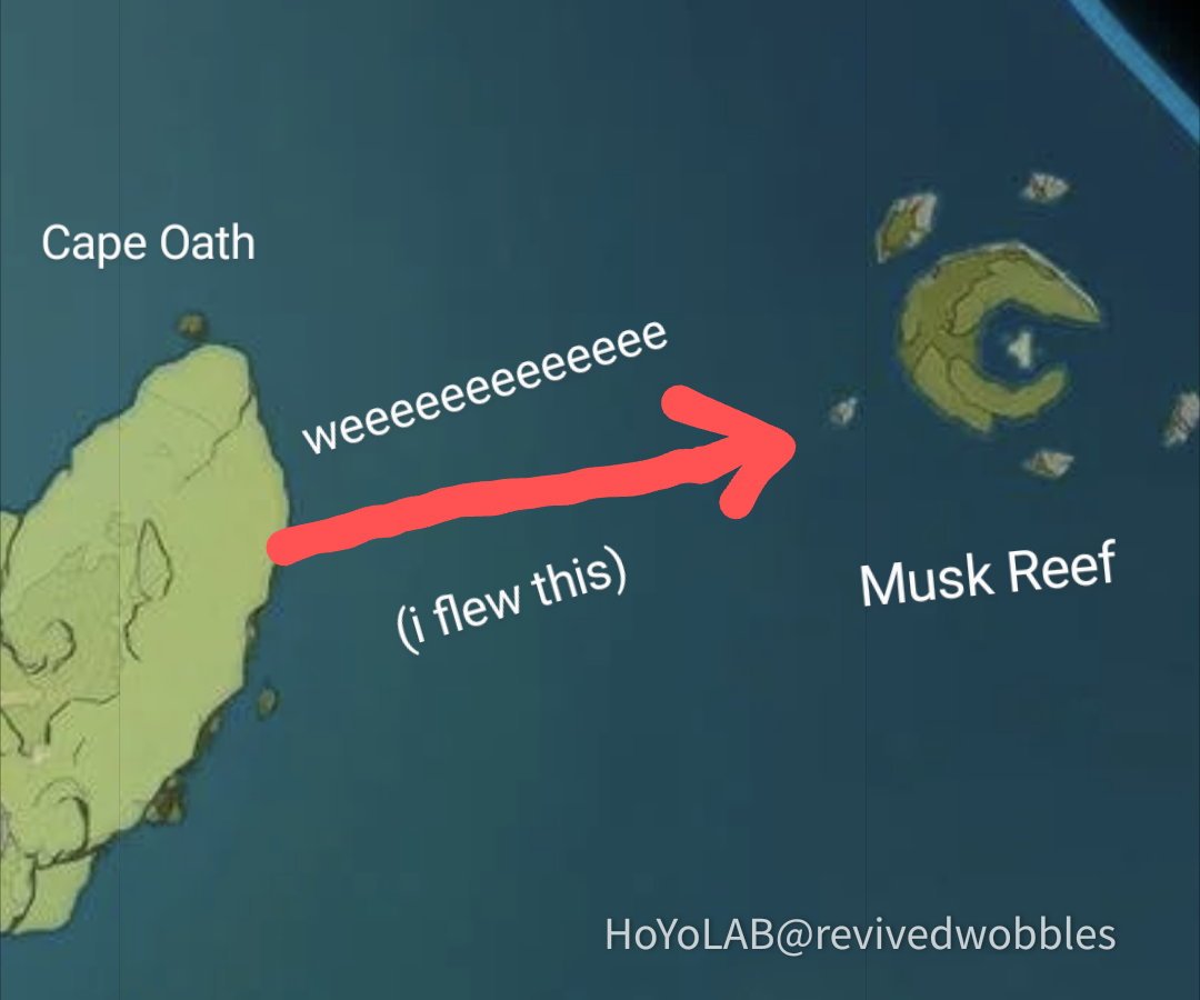 i flew to musk reef... Genshin Impact | HoYoLAB