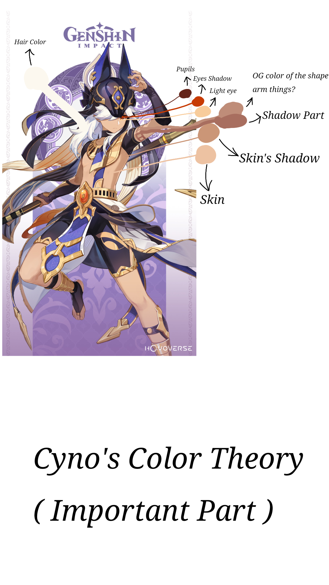Cyno's Color Theroy ( Eyes , Hair , Skin ) Genshin Impact | HoYoLAB