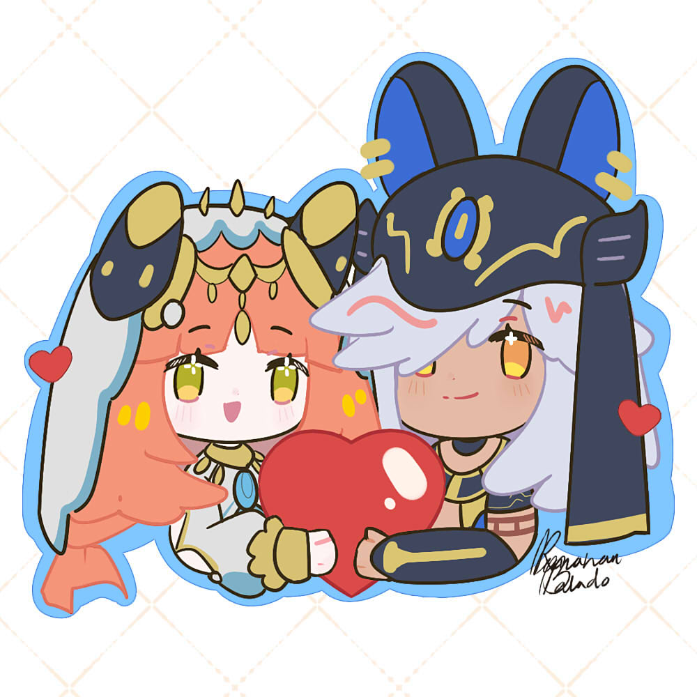 cyno - nilou chibi Genshin Impact | HoYoLAB