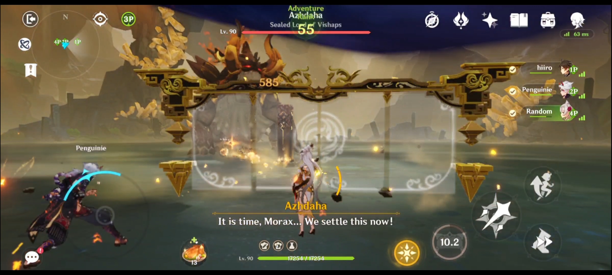 Mono Geo coop vs Azhdaha Genshin Impact | HoYoLAB