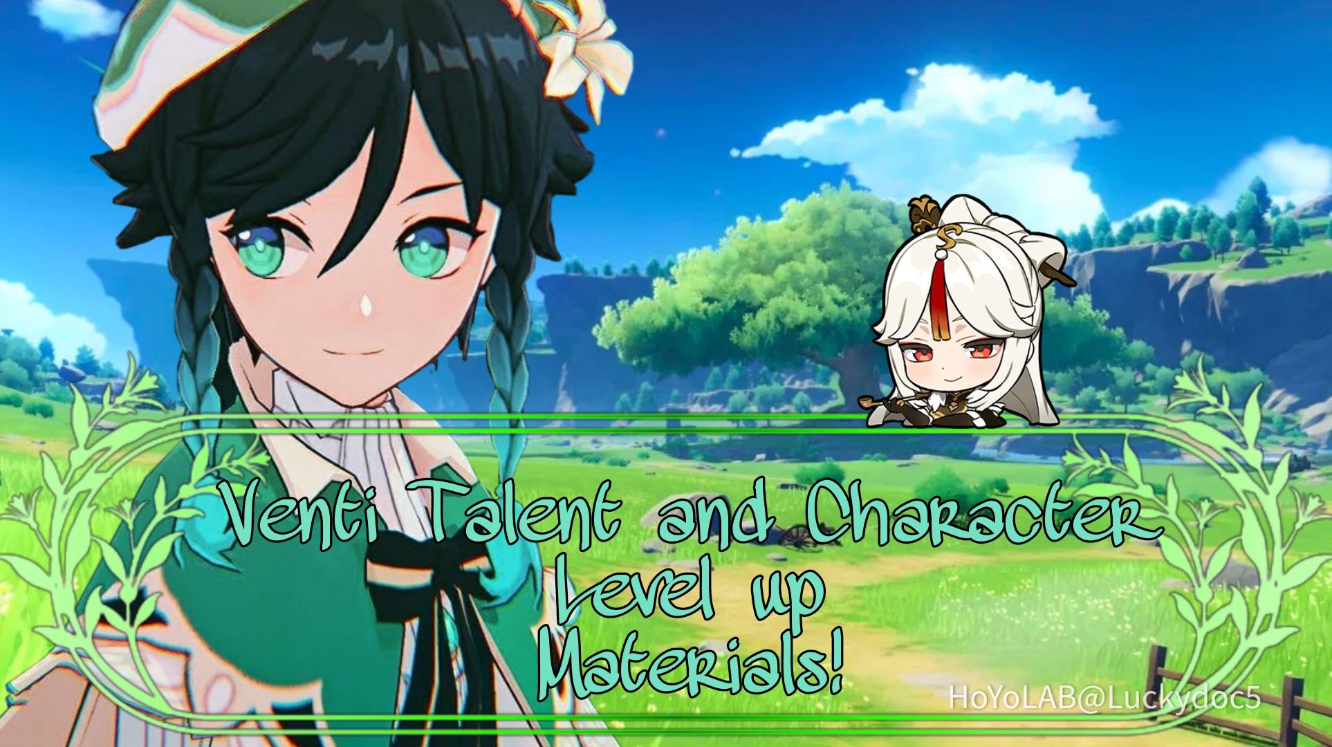 [V3.1] Venti Character and Talent Level up materials! + Poll Genshin ...