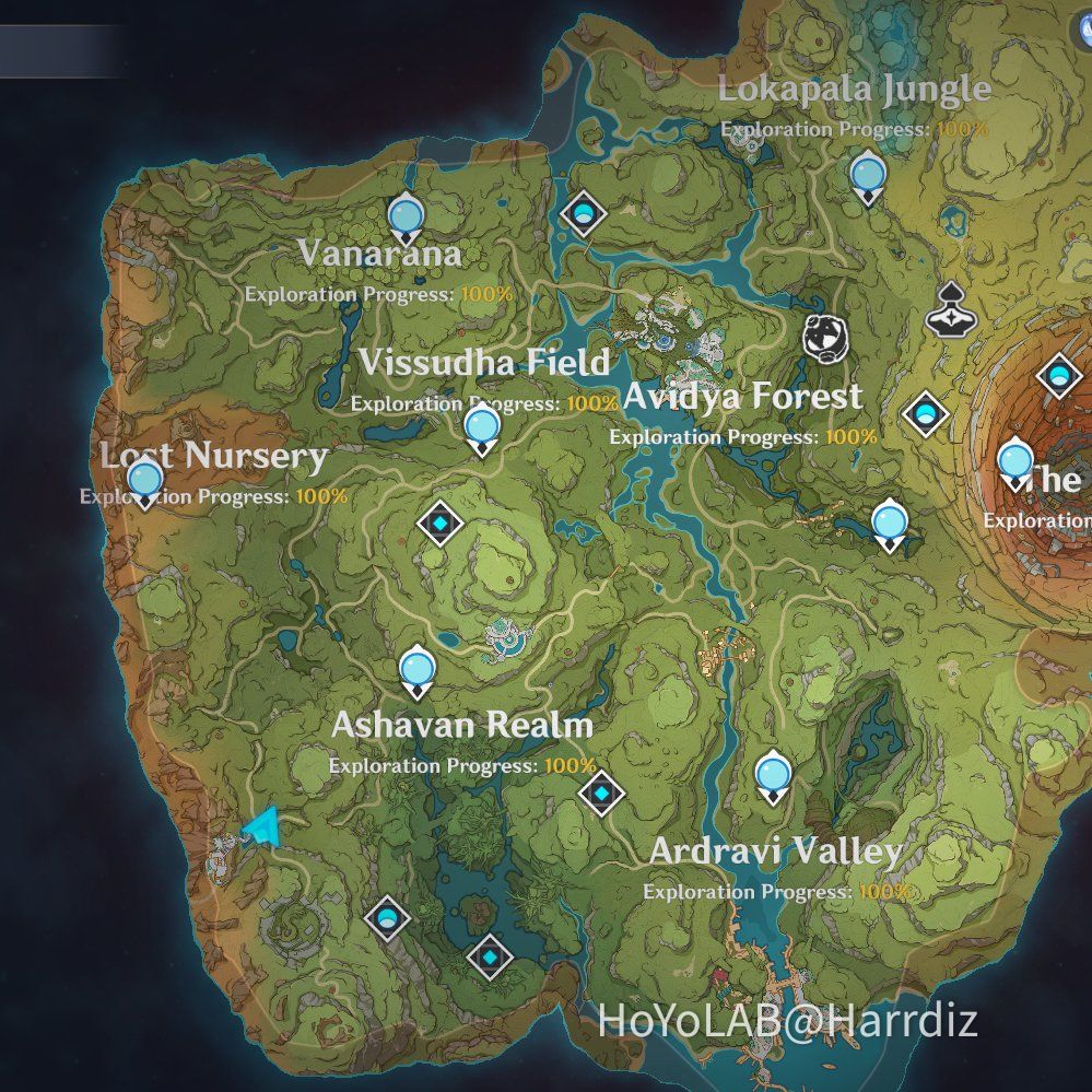 Sumeru Map Genshin Impact | HoYoLAB