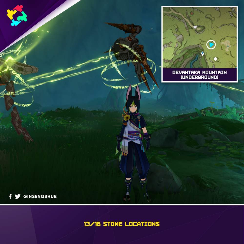 [v3.0] 16 Stone Locations to get the hidden world quest Genshin Impact ...