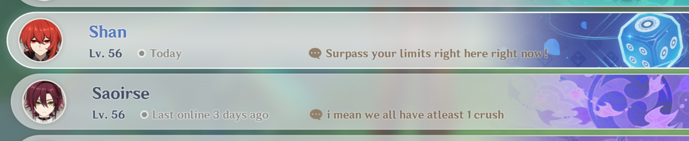Genshin Signatures Genshin Impact | HoYoLAB