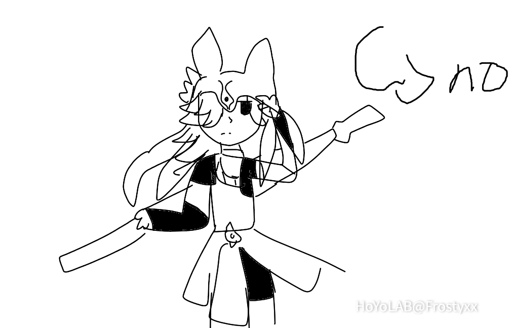 When your little sister tries to draw cyno... Genshin Impact | HoYoLAB