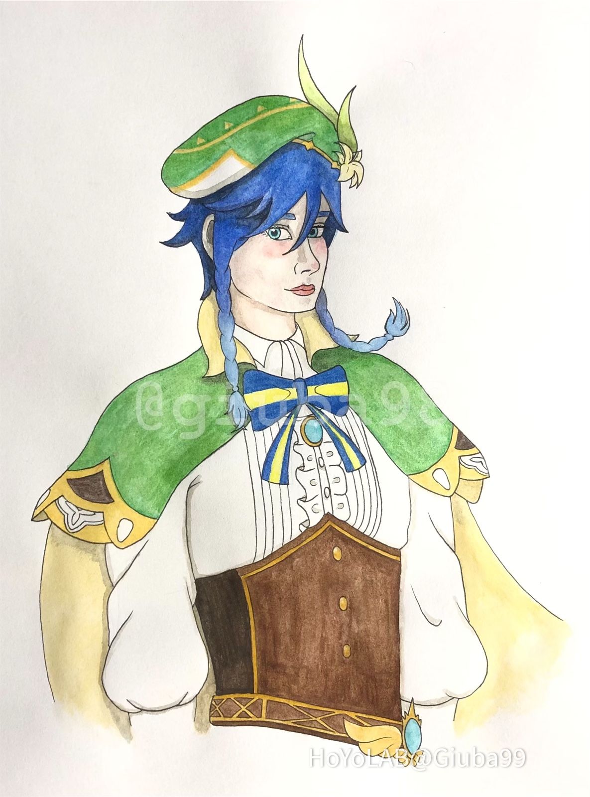 I want to try for the Venti fan art contest 💚 Genshin Impact | HoYoLAB