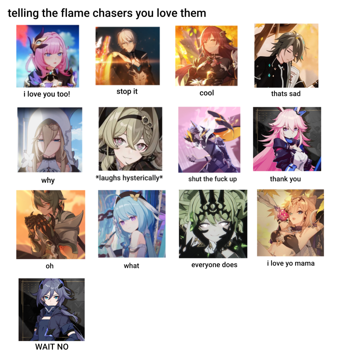 Just a fun little honkai meme I made Honkai Impact 3rd | HoYoLAB