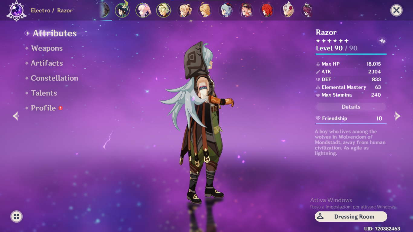 razor >:) Genshin Impact | HoYoLAB