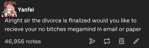 Yanfei meme Genshin Impact | HoYoLAB