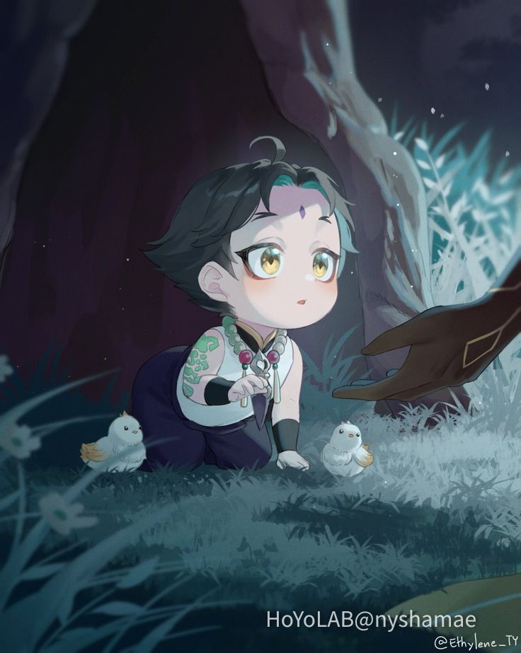 OMG A BABY XIAO 😍 Genshin Impact | HoYoLAB