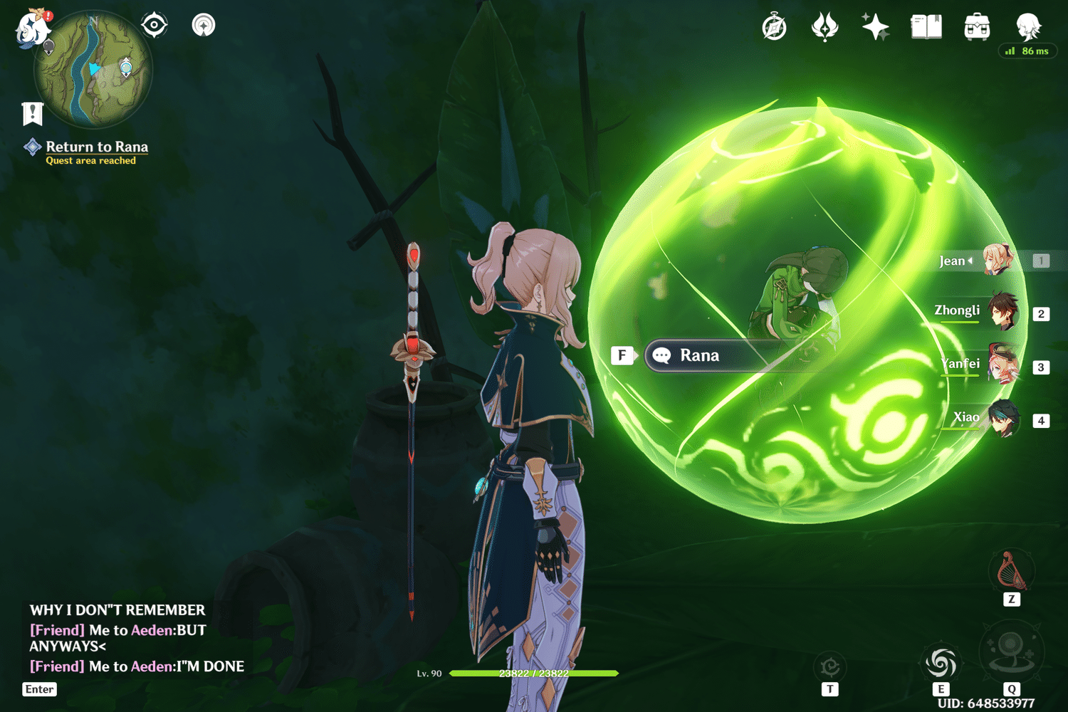 Glowing Ball That Rana Was In (ARANA QUEST ENDING) Genshin Impact | HoYoLAB