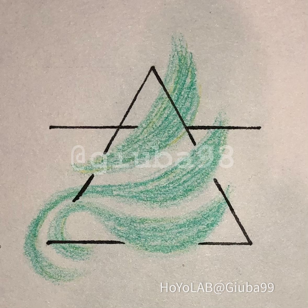 I wanted to show you my tattoo inspired by the anemo element 💚 Genshin ...