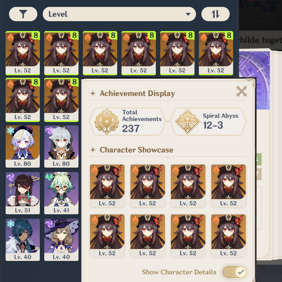 That 1 time i had a full Hu Tao profile #EndlessJourney Genshin Impact ...