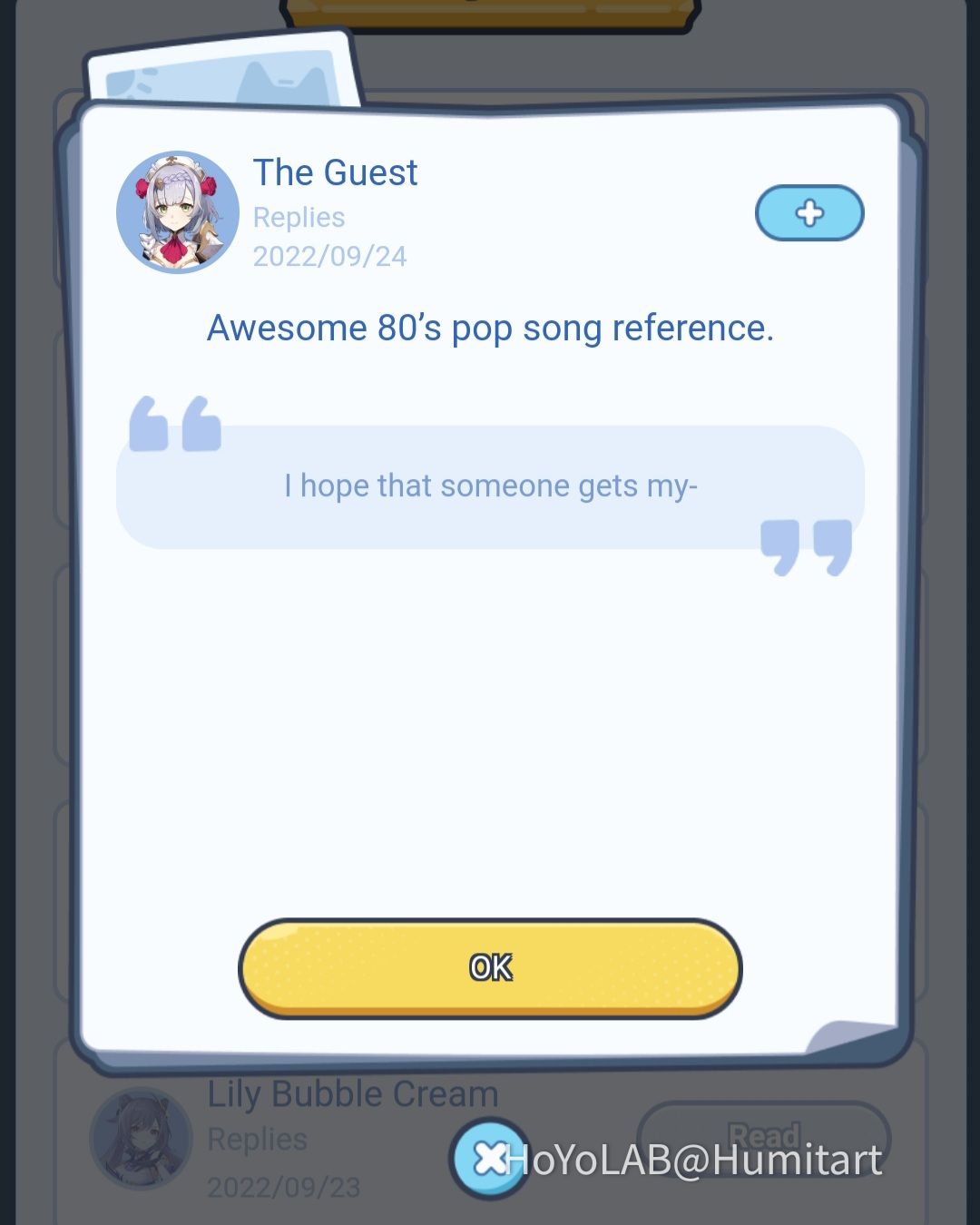 good ending: they got the reference | HoYoLAB