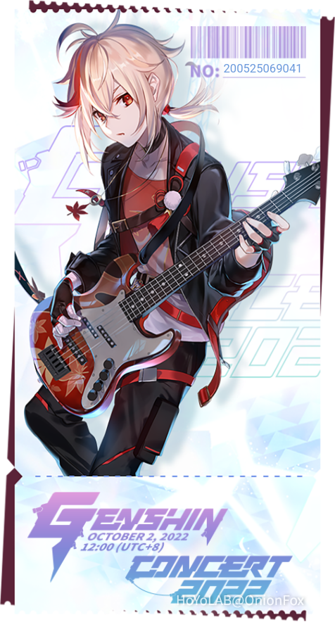 Genshin Concert 2022 Concert Ticket Genshin Impact | HoYoLAB