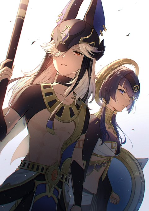 Cyno and Candace Genshin Impact | HoYoLAB