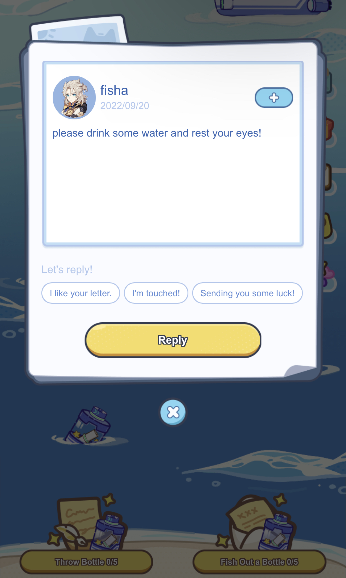 Messages I received today- 9/25 | HoYoLAB