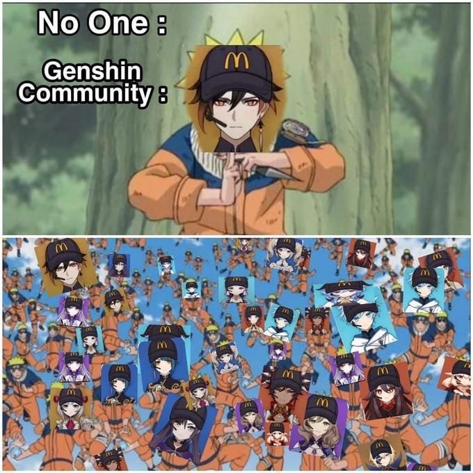me with my collection of McDonald's pfps Genshin Impact | HoYoLAB