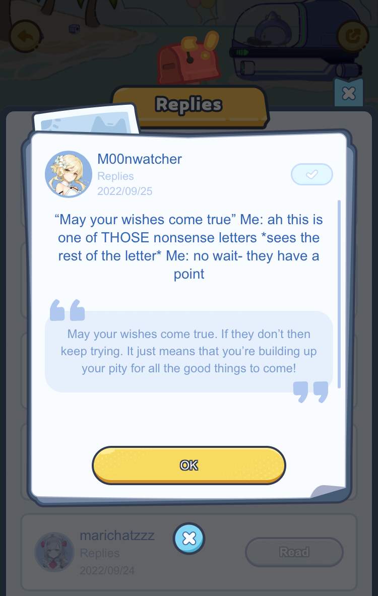 It’s always fun reading replies | HoYoLAB