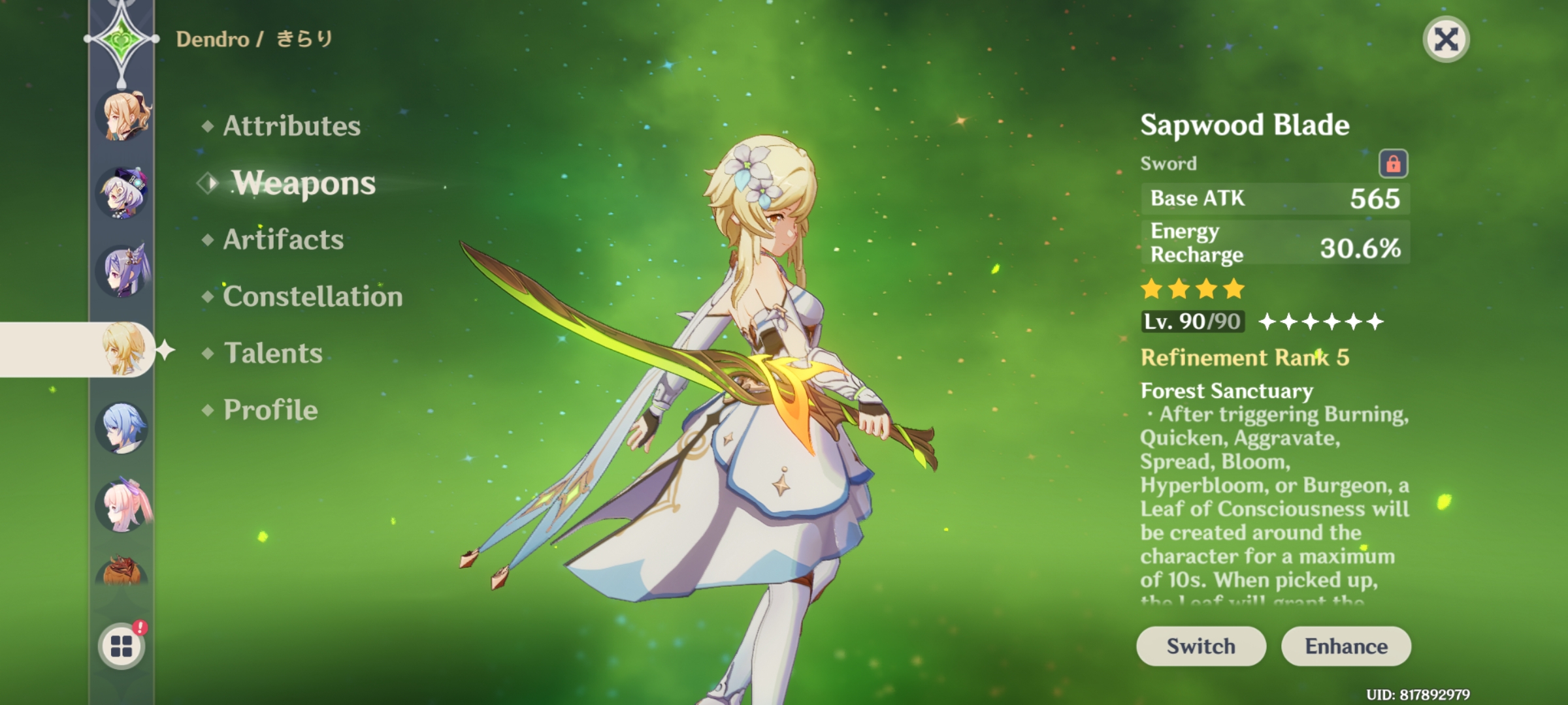 Dendro Traveler Build-Done Genshin Impact | HoYoLAB