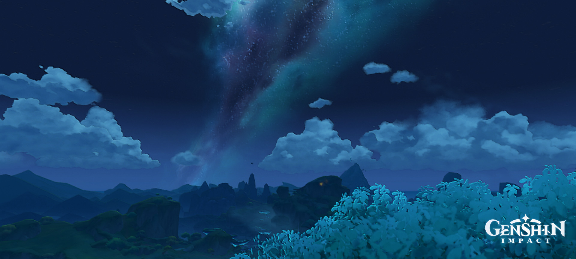 Incredibly Memorizing Night Sky ft. Kazuha and Sumeru Genshin Impact ...