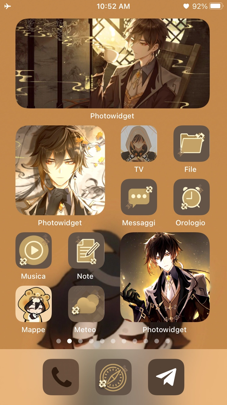My Zhongli phone theme 💛🤎 Genshin Impact | HoYoLAB