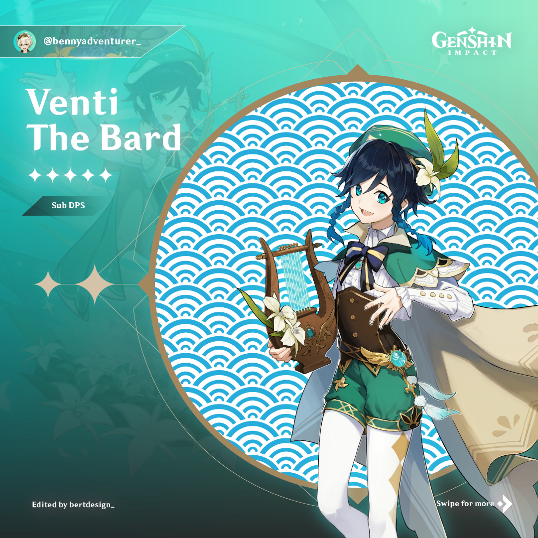 Venti Guide (ID) Genshin Impact | HoYoLAB