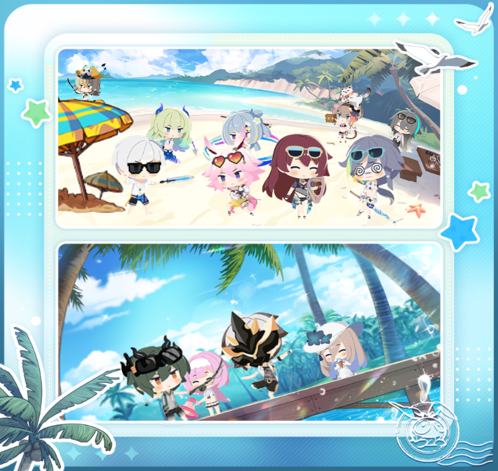 chilling at the beach Honkai Impact 3rd | HoYoLAB